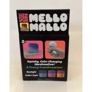 Toys | Needoh Mello Mallo Blue Color Changing Squishy Marshmallow Viral ...